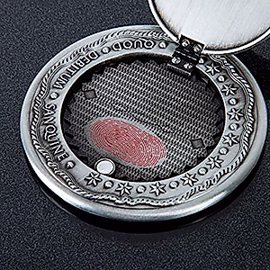 FESTIVALCOS Blood Oath Marker - Coin Replica Vintage Props Grey