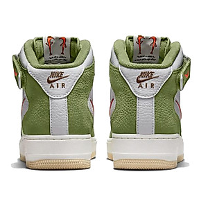 NIKE Men's Sneaker, White Oil Green Sail Total Ora, 12