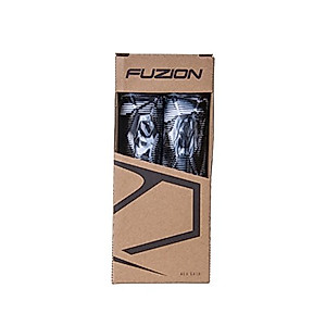 Fuzion Pro Scooters Hex Grips BMX Bike Grips (Black & White Swirl)