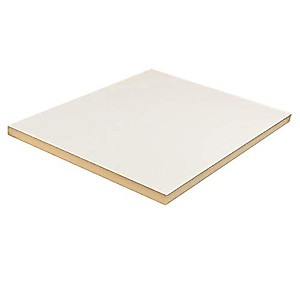 TFKitchens 35 x 16 - White Melamine Closet Shelves Without Edge Banding - (1/8, 1/4,1/2, 3/4, 7/8)