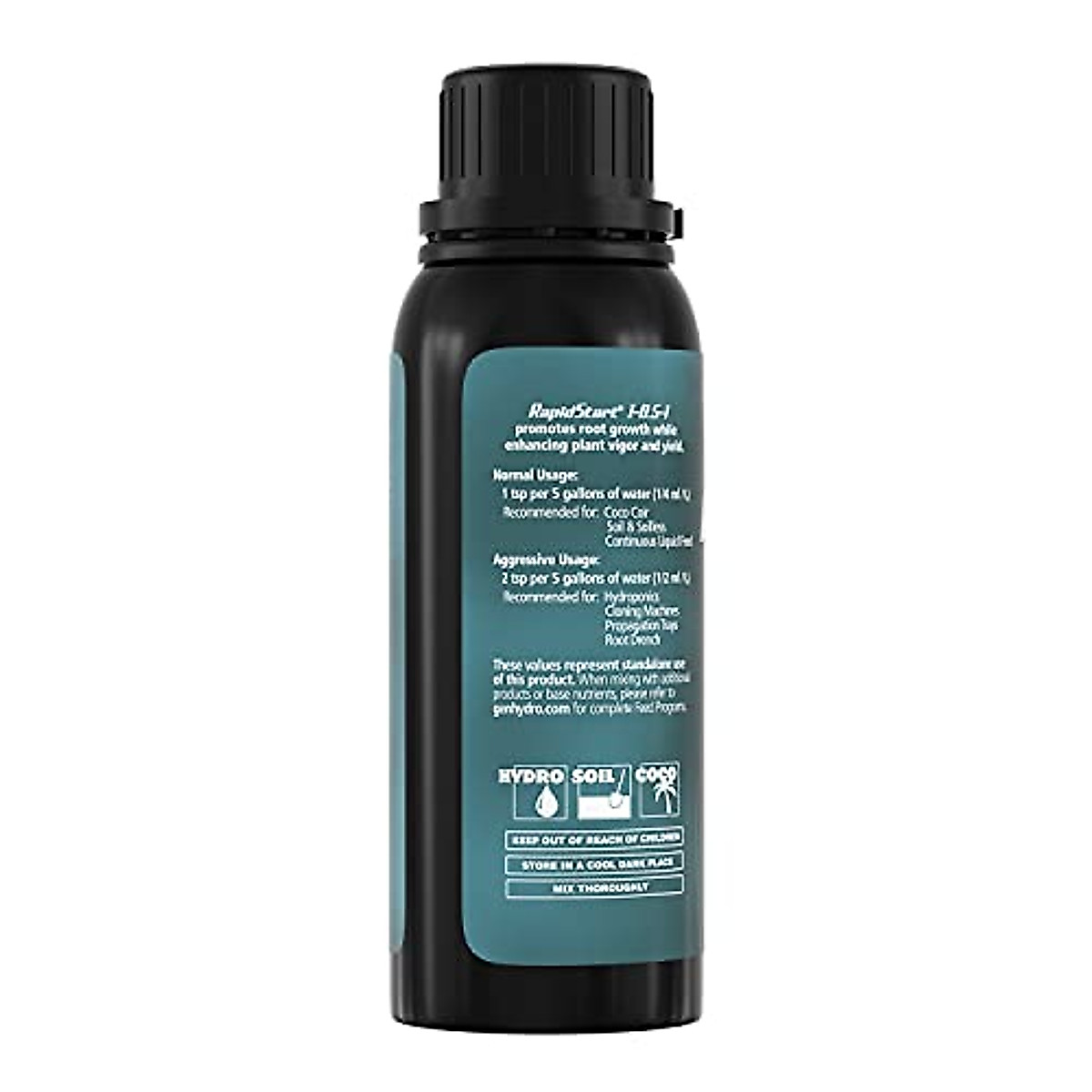 General Hydroponics RapidStart, Plant Food, 1-0.5-1, 275 mL.