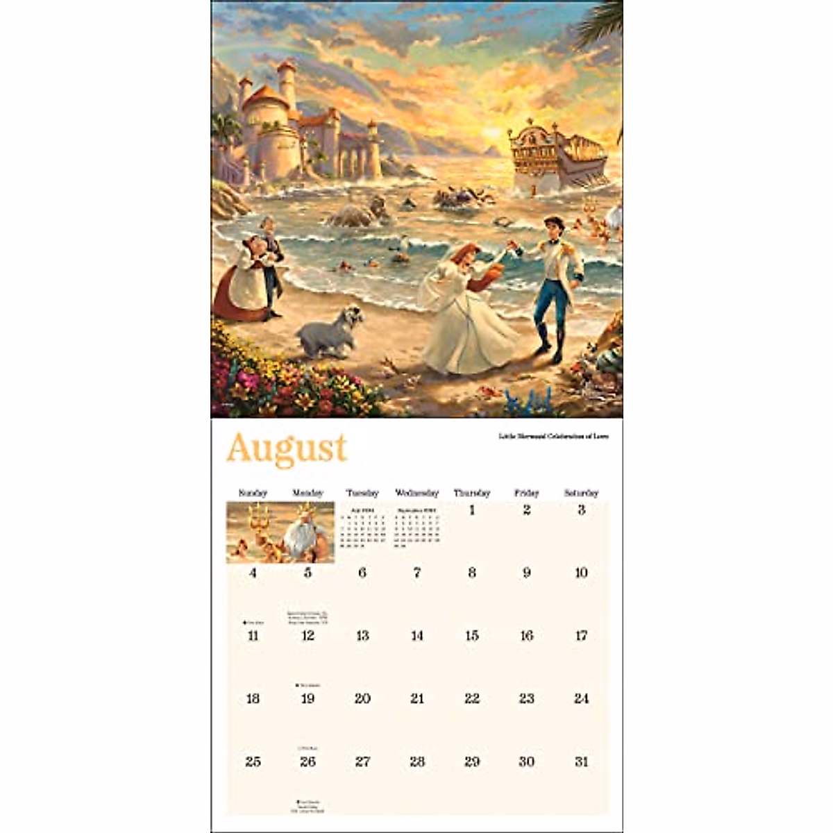 Disney Dreams Collection by Thomas Kinkade Studios: 2024 Wall Calendar