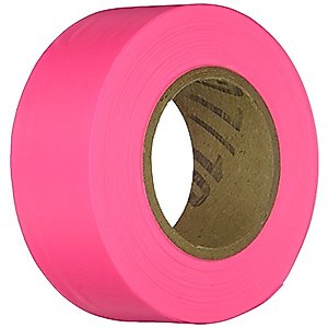 IRWIN Tools STRAIT-LINE Flagging Tape, 150-foot, Glo-Pink (65603)