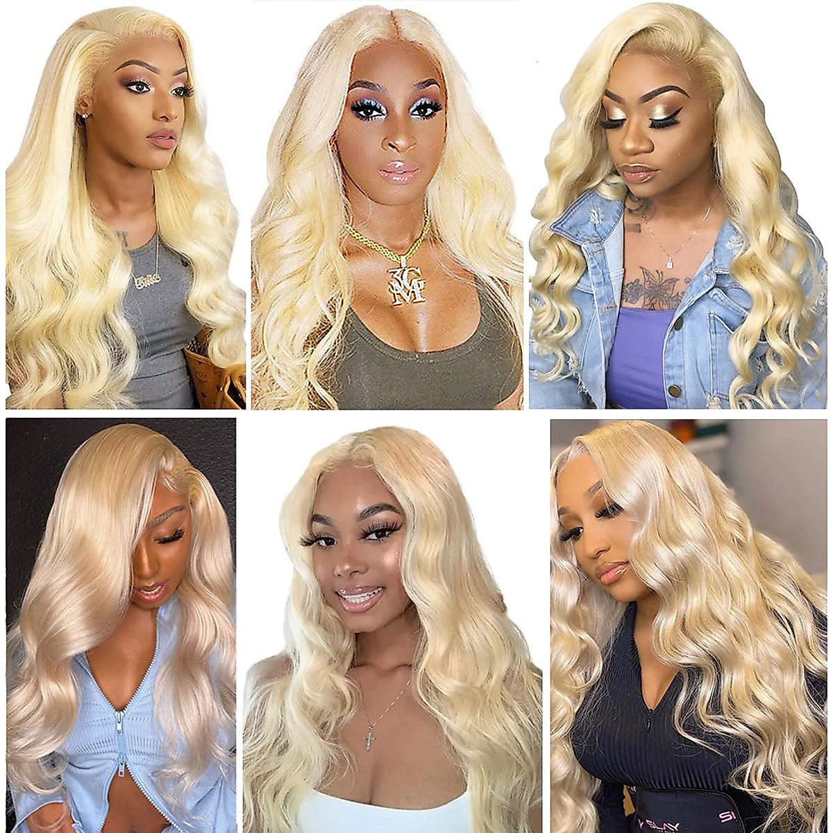 AGIWAT Blonde Lace Front Wigs Human Hair 13x4 Body Wave 613 HD Transparent Lace Front Wig Human Hair Pre Plucked with Baby Hair 150% Density Brazilian Virgin Lace Frontal Wigs 20 inch