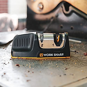 Work Sharp Kitchen Edge Sharpener - Ergonomic - For Chef, Santoku, Paring, & Serrated Knives