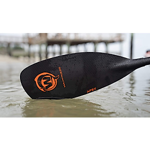 Wilderness Systems Apex Carbon Angler Kayak Fishing Paddle | Carbon Fiber Blade | Adjustable Carbon Fiber Shaft (240-260cm), Black, 8070208