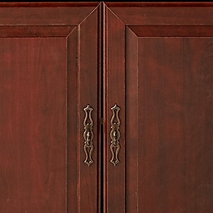 Sauder Heritage Hill 4 tier Library With Doors - Classic Cherry finish