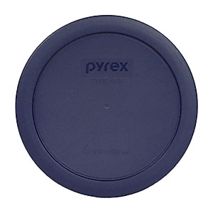 Pyrex Blue (1) 7211-PC, (1) 7210-PC, (1) 7402-PC, (1) 7201-PC, (2) 7200-PC, & (1) 7202-PC Plastic Replacement Food Storage Lids, Made in the USA