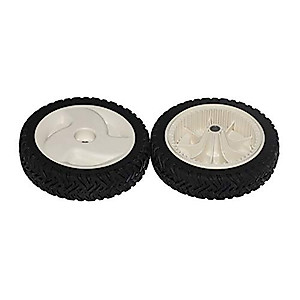 Sutmorly 105-1815 Front Drive Wheels Compatible with Toro 22 Inch Recycler Mower - 8" Drive Wheel Tires Gear Assembly Compatible with Toro 20016 20065 20005 Self-Propelled Lawn Mower 8 Inch, 2Pack