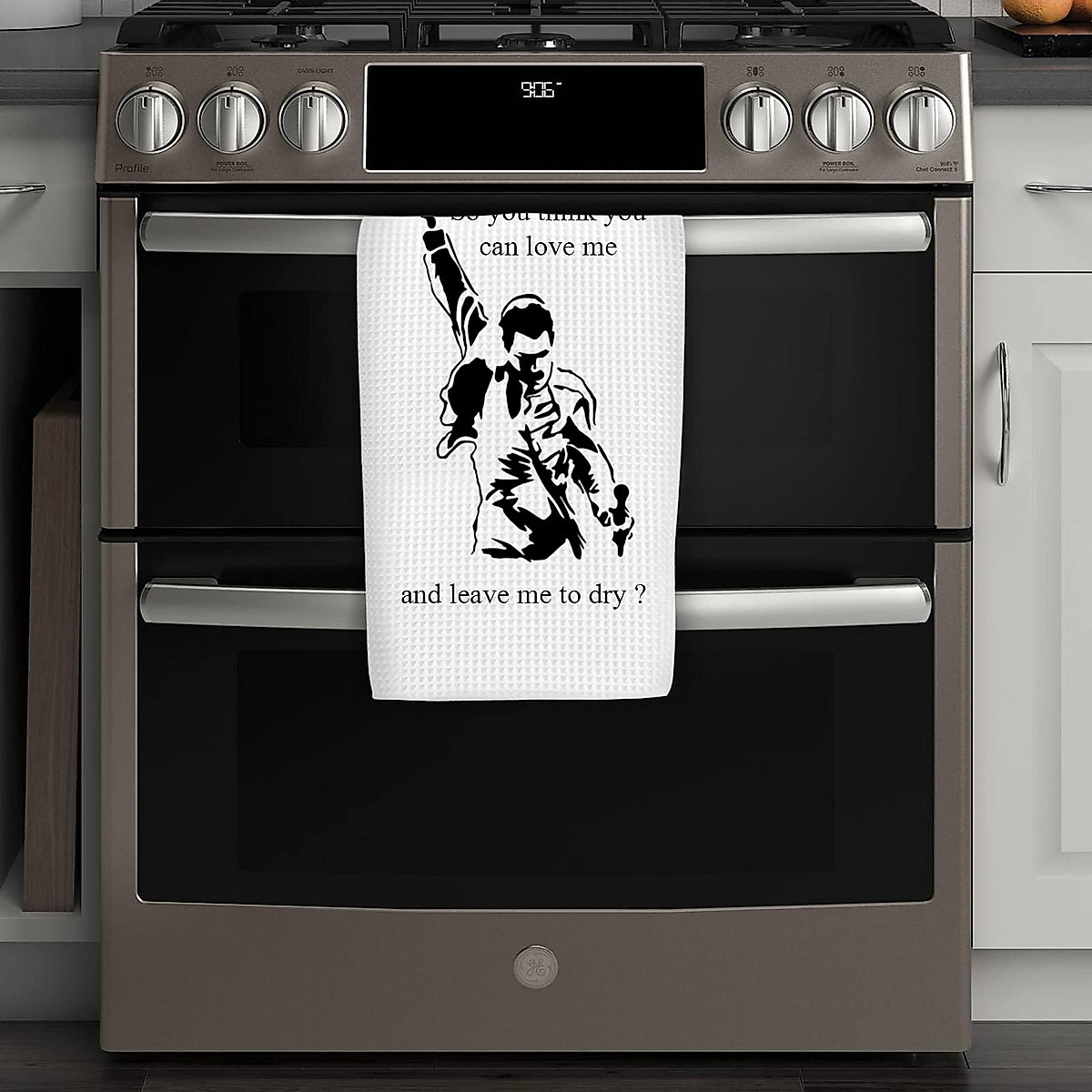 WCGXKO Song Lyrics Inspired Kitchen Towel So You Think You Can Love Me and Leave Me to Dry Dishcloth (Leave Me to Dry)