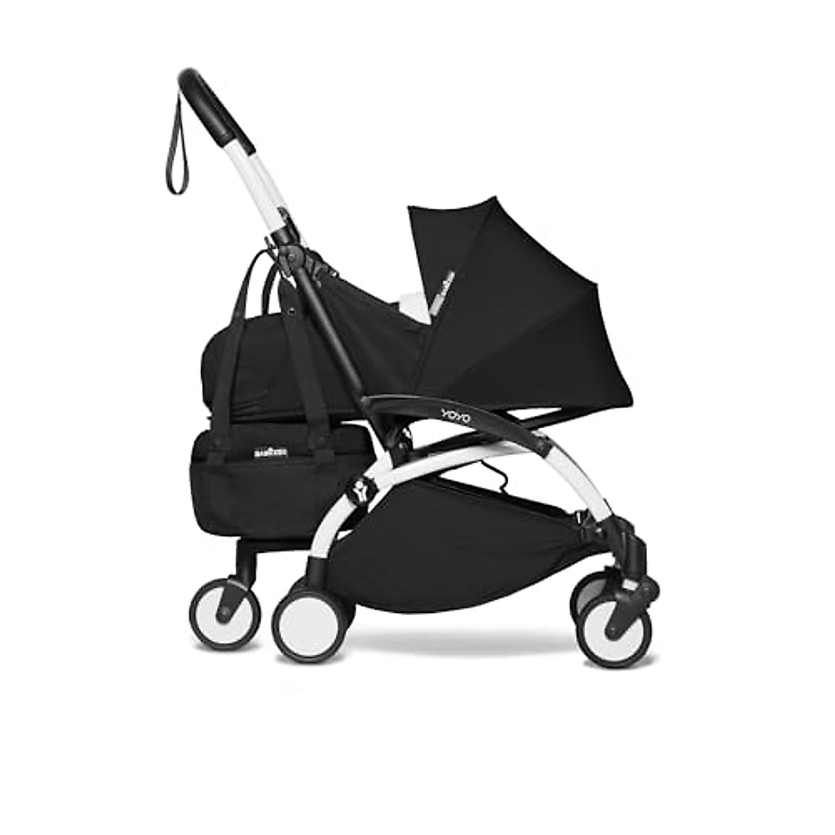 BABYZEN YOYO Bag, Navy Blue - Provides Additional, Sturdy Storage on the YOYO2 Stroller - Includes Wheel Base & Hooks