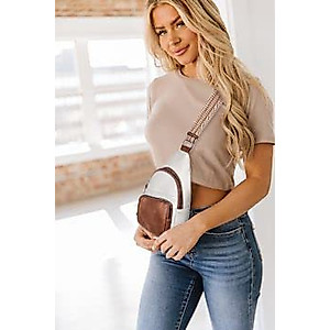 CLUCI Small Sling Bag For Women Bundles With Fanny Pack