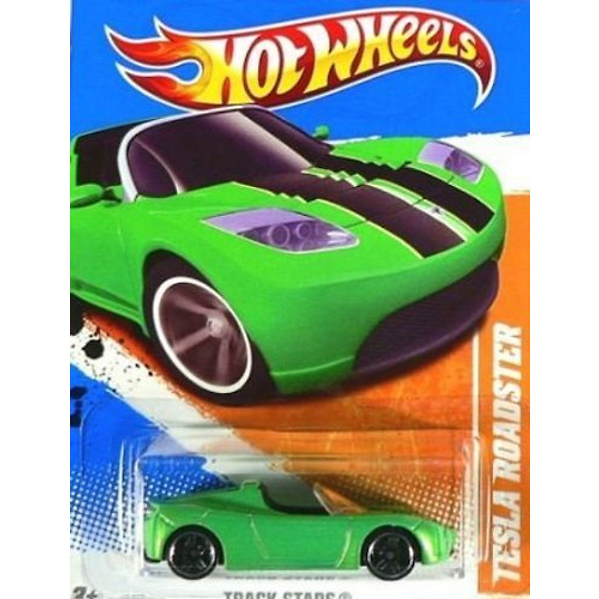 Hot Wheels 2011, Tesla Roadster 67/244. Track Stars. 1:64 Scale.
