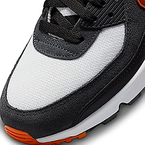 Nike Air Max 90 White/Black/Light Smoke Grey/Starfish DM0029-101 Men's Shoes (us_Footwear_Size_System, Adult, Men, Numeric, Medium, Numeric_9_Point_5)