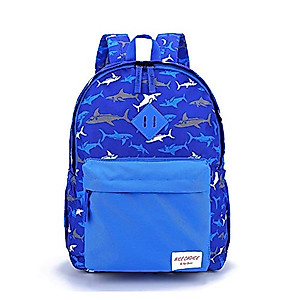 Preschool Backpack Little Kid Toddler Kindergarten School Backpacks for Boys and Girls with Chest Strap (Shark)