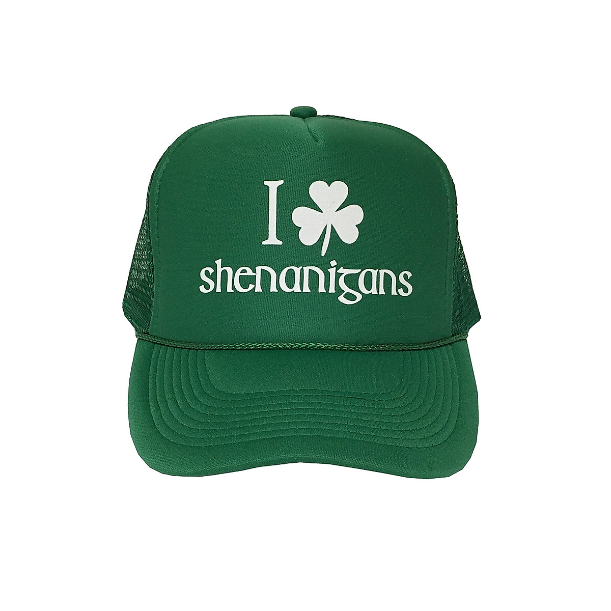 P&B I Shamrock Shenanigans, St Patrick's Day Campaign Adjustable Unisex Hat Cap (Green)