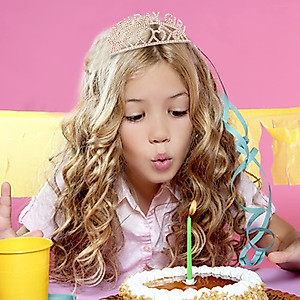 AOPRIE Birthday Girl Tiara for Women Gold Birthday Girl Headband Happy Birthday Tiara and Crown for Women Rhinestone Crystal Decor …