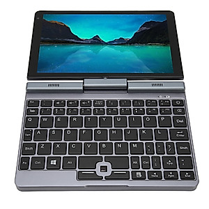 Heayzoki 8 Inch Laptop, Touch Screen Mini Laptop, 180° Flip HD Camera LPDDR5 12GB RAM Full Featured Mini Laptop, with Stylus for Windows 10 11 Supported (12GB+512GB US Plug)