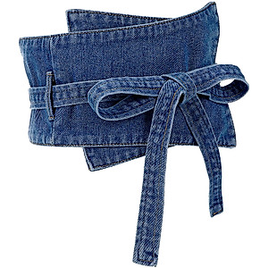 VALICLUD Women Denim Waist Cinch Belt Wide Corset Belts