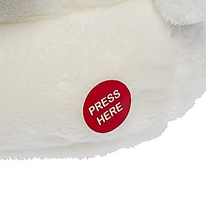 Simply Genius Animated Musical Plush Snowman: Animated Christmas Character, 15” Stuffed Animal Plush Holiday Snowman with Music and Lights, Plays and Dances to “Frosty The Snowman”