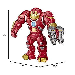 Playskool Heroes Mega Mighties Marvel Super Hero Adventures Hulkbuster, Collectible 12-Inch Action Figure