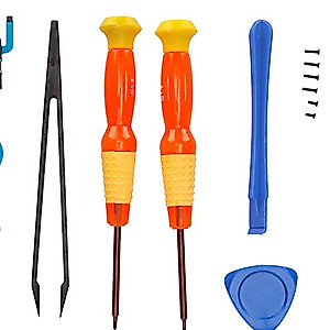 Screwdriver Repair Tools, Repair Joystick Replacement Tool Kit Sturdy ABS+Metal for SW Game Controller