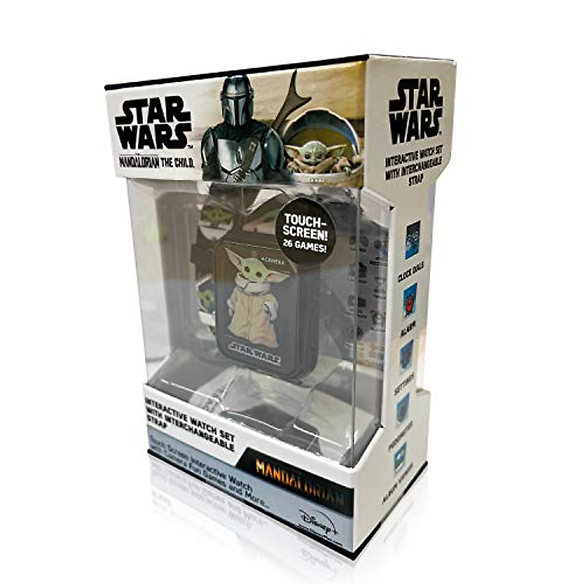 FirstTrends Star Wars Mandalorian Smart Watch with Interchangeable Strap