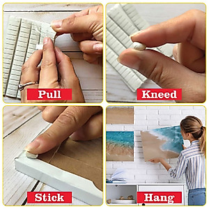 StikkiWorks StikkiTack, 2 oz, White, 80 Tabs