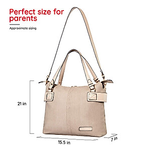 SoHo Lansing Vegan Leather Diaper Bag 4Pc Purse