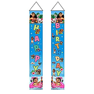 Moana Party Hanging Banners Moana Birthday Theme Party Decoration
