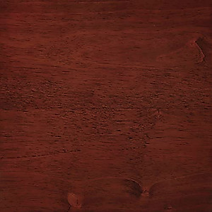 Convenience Concepts Dennis End Table with Shelf, Mahogany