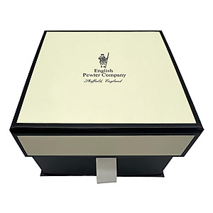 English Pewter Company Vintage Years 2015 10th Wedding Anniversary Old Fashioned Whisky Rocks Glass - Unique Gift Idea For Men For That Special Tin Anniversary [VIN007]…