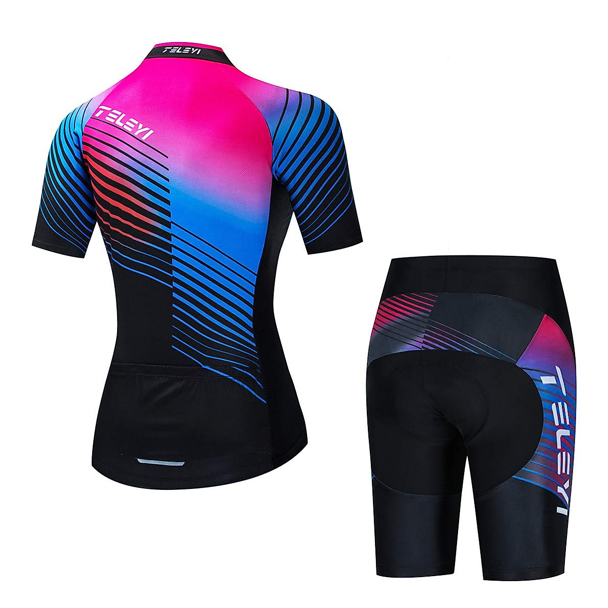 Cycling Jersey Set Women Bike Jersey Shorts Suit MTB top Bottom Shirts Road Mountain Bicycle Clothing Summer Racing M