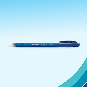 Paper Mate Flexgrip Ultra Ballpoint Pens, Medium Point (1.0 mm), Blue, 12 Count