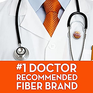 Metamucil, Daily Psyllium Husk Powder Supplement, Sugar-Free Powder, 4-in-1 Fiber for Digestive Health, Orange Flavored Drink, 180 teaspoons