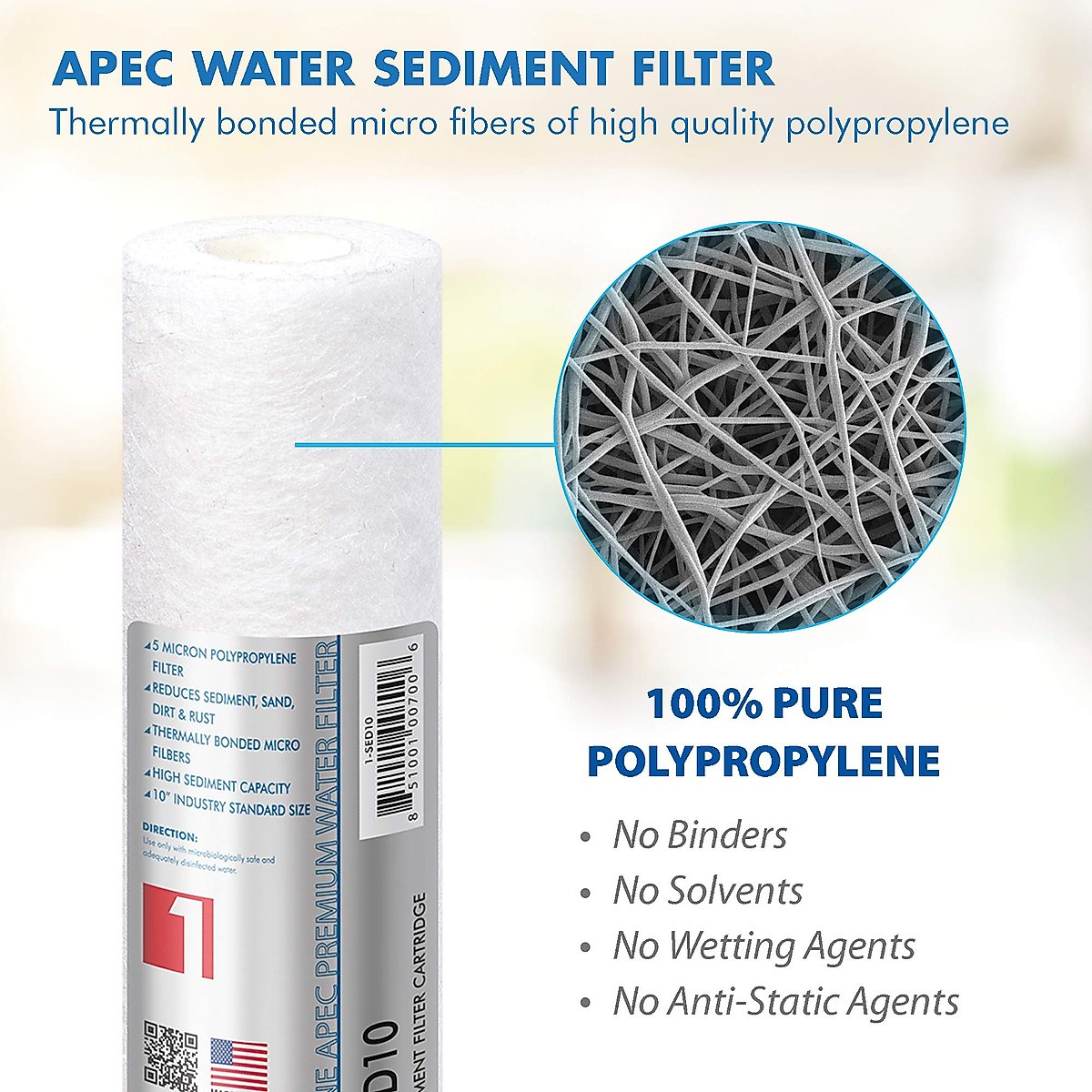 APEC Water Systems Filter Set with Inline Carbon Filter
