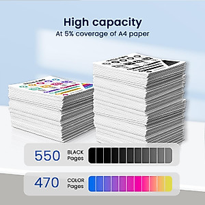 Remanufactured Ink Cartridges Replacement for Epson 202 XL 202XL Ink Cartridges Combo Pack Works with Workforce WF-2860 Expression XP-5100 Printer (4-Pack, Black Cyan Magenta Yellow)