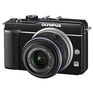 Olympus Pen E-PL1s 12.3MP Live MOS Micro Four Thirds Interchangeable Lens Digital Camera with M.ZUIKO Digital 14-42mm F3.5-5.6 II (Black)