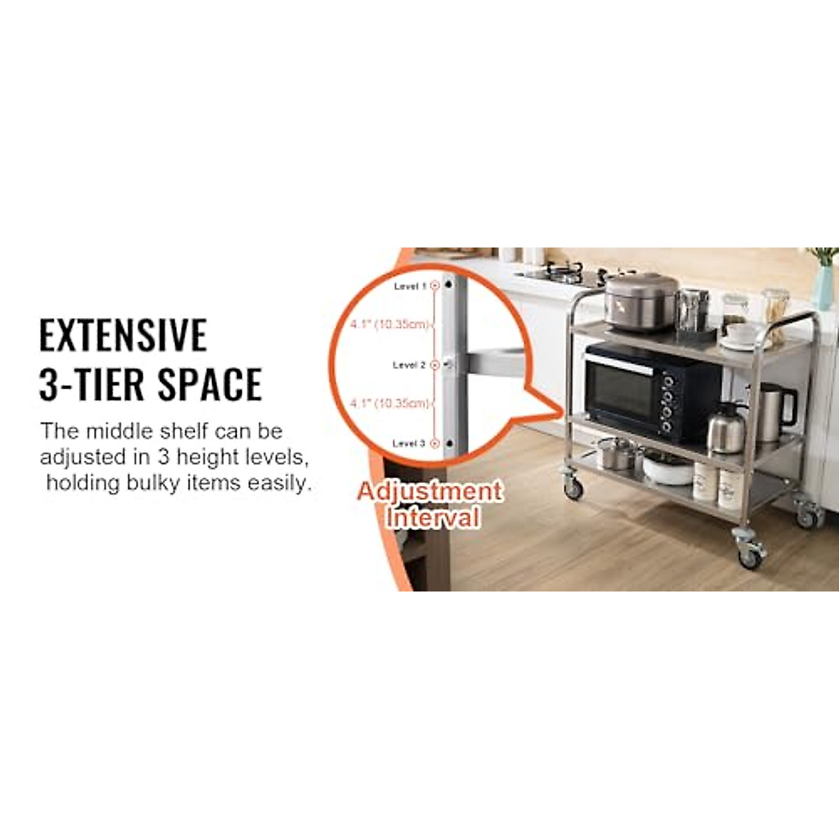 VEVOR Single Folding Security Gate, 87" H x 85" W Folding Door Gate, Steel Accordion Security Gate, Flexible Expanding Security Gate, 360° Rolling Barricade Gate, Scissor Gate/Door with Padlock