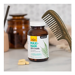 Country Life Maxi-Hair Supplement - 2000mcg Biotin & Vitamins for Hair, Skin & Nails - Certified Gluten-Free & Vegetarian - Supports Hair Growth, 90 Tablets