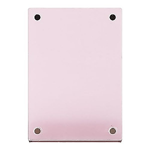Self Standing Photo Frame, L Shaped Slanted Back Photo Frame 3 Inch Clear for Movie Tickets for Office (Pink)