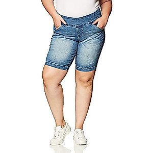 JAG Jeans Women's Ainsley Pull-On Bermuda Short, Horizon Blue, 2