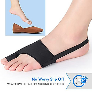 Bunion Corrector & Bunion Toe Separator, Orthopedic Bunion Splints Bunion Pads, Big Toe Separator Pain Relief, Non-Surgica Hallux Valgus Correction Treatment, Toe Straightener Bunion Socks, Day Night Support