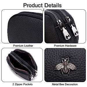 (Bundle of 2 Sets) imeetu Small Women Coin Pouch and Credit Card Holder Wallet