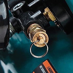 Makita MAC100Q Quiet Series, 1/2 HP, 1 Gallon Compact, Oil-Free, Electric Air Compressor