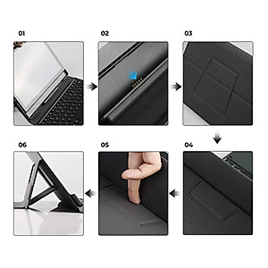 Dragon Touch Docking Keyboard Case for Notepad 102 10-Inch Tablet, 80 Keys, 5 Pin Connection Keyboard Tablet Case, Foldable, not Include Tablet