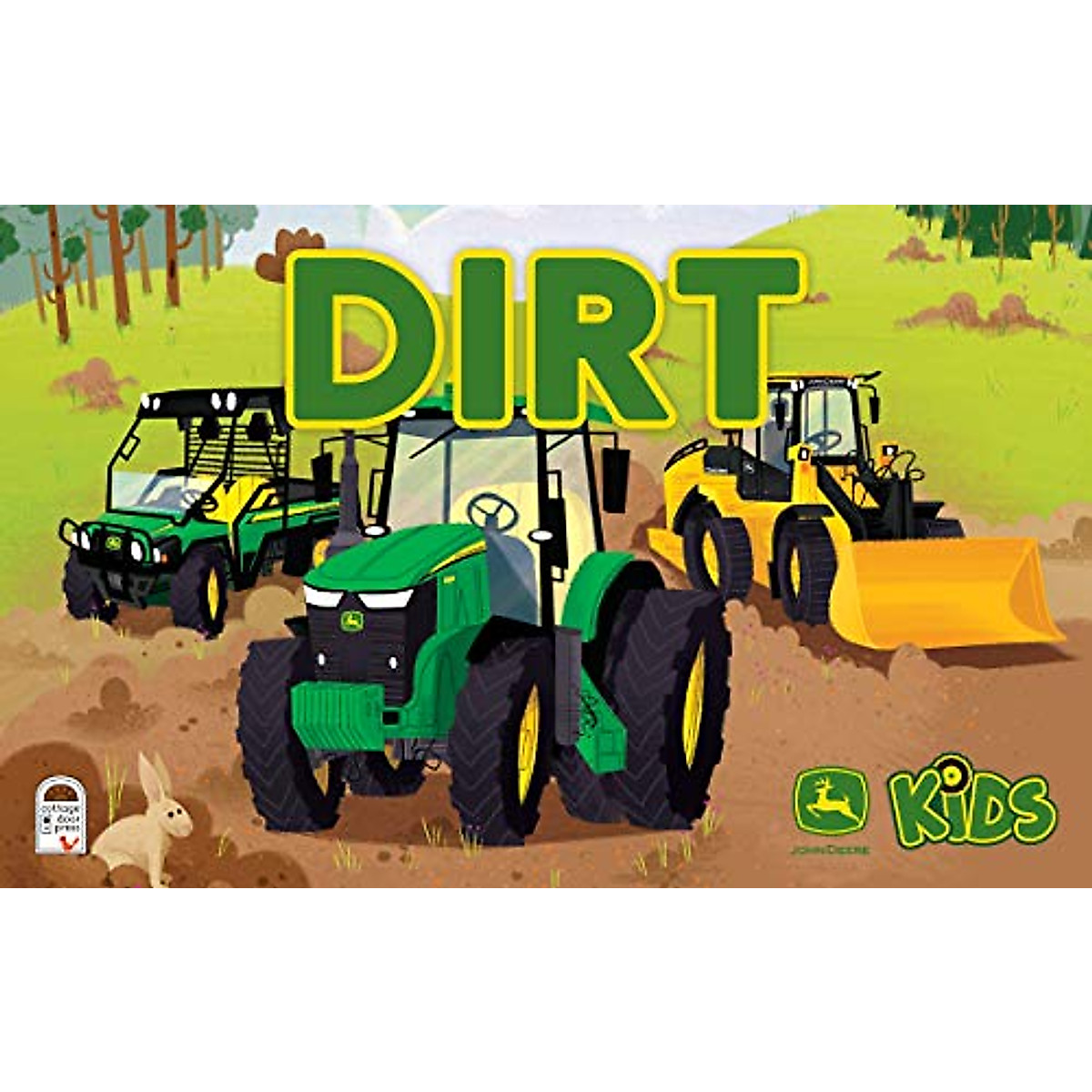 John Deere Kids Peek-a-Flap Dirt - Lift-a-Flap Board Book for Little Farmers and Tractor Lovers (John Deere Peek-a-Flap Board Book)