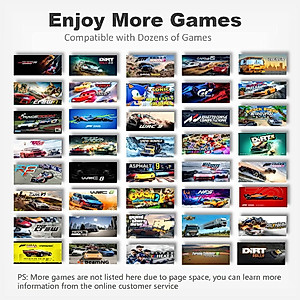 PXN V9 Steering Wheel for PC - Vibration Feedback Gaming Racing Wheel with Shifter and Pedals Used- Good for PC PS4, PS3, Nintendo Switch