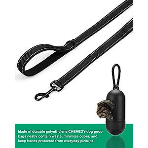 Dog Leash, Heavy Duty Dog Leash, Leashes for Large Breed Dogs 5FT 6FT, Double Handle Dog Leash, Reflective Training Lead, Perfect for Medium to Large Dogs