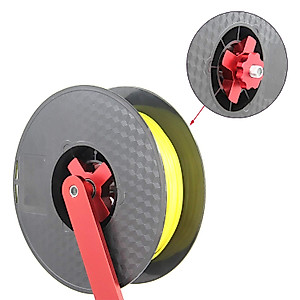 Zeberoxyz 3D Printer Filament Holder Rotate Spool with Base Filament Mount Rack Bracket Used for TPU/PLA/ABS/Nylon/Wood 3D Printing Materials-Not Included Filament (Rotate Spool with Base)